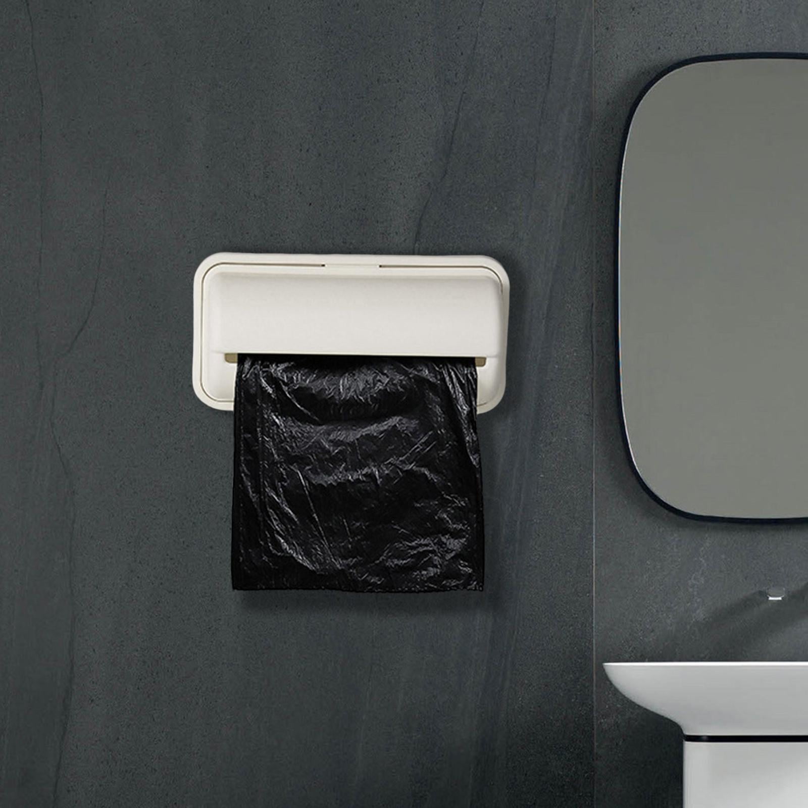 Trash Bag Dispenser, Storage Box, Grocery Bags Holder,Wall Mount ...