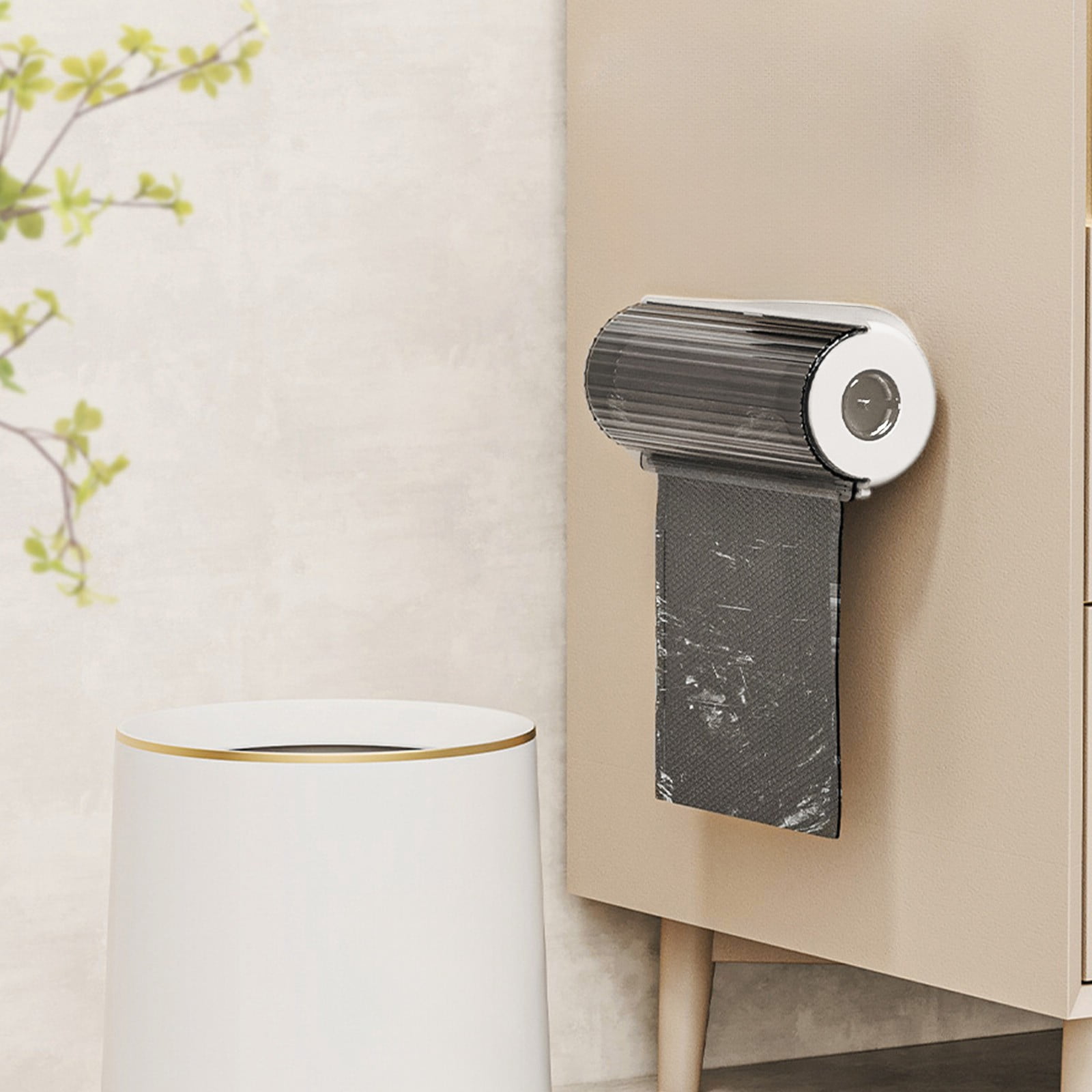 Trash Bag Holder Dispenser Garbage Bag Dispenser Roll Holder Trash Bag ...