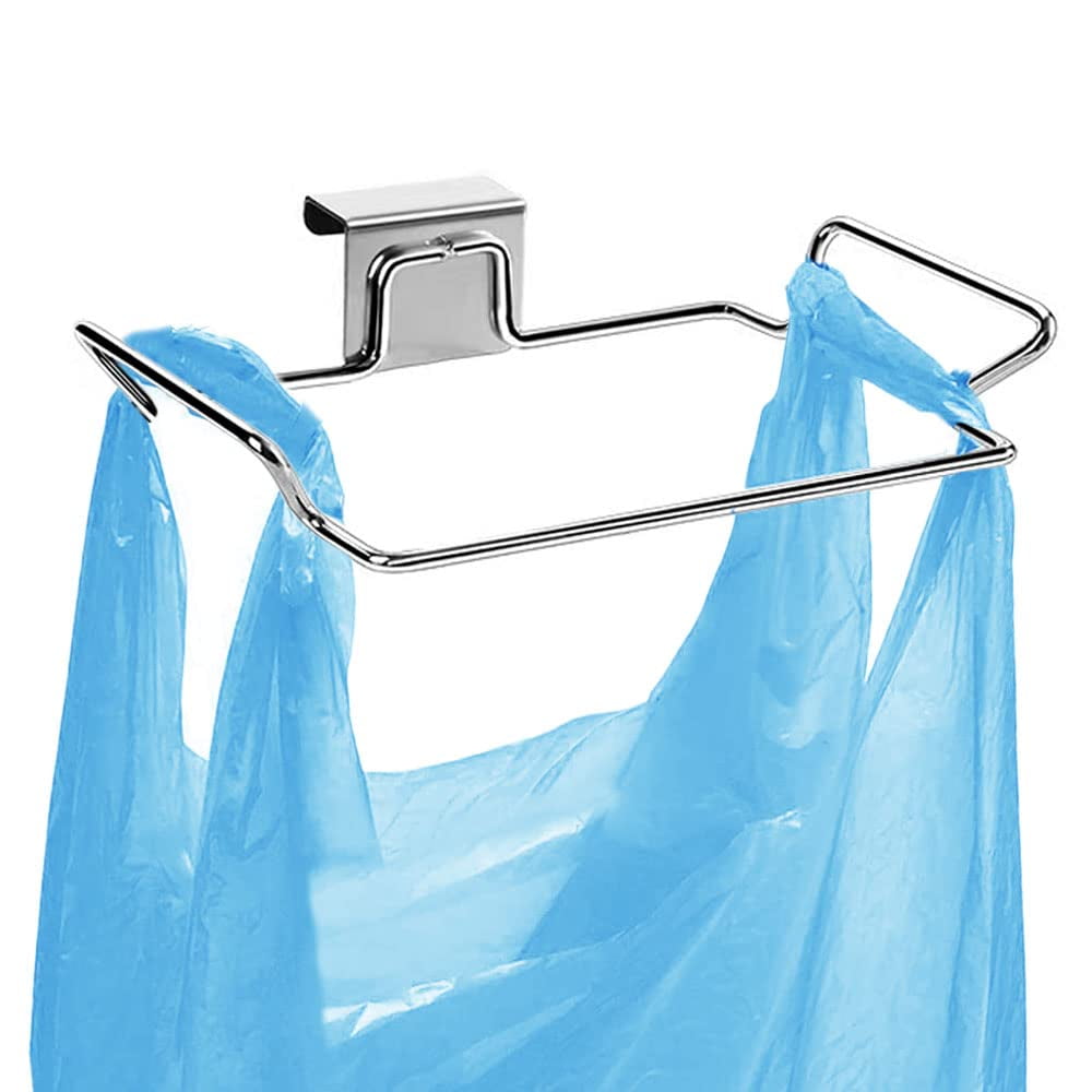 Trash Bag Holder, Happon Recycled Reusable Hanging Stainless Steel Bags ...