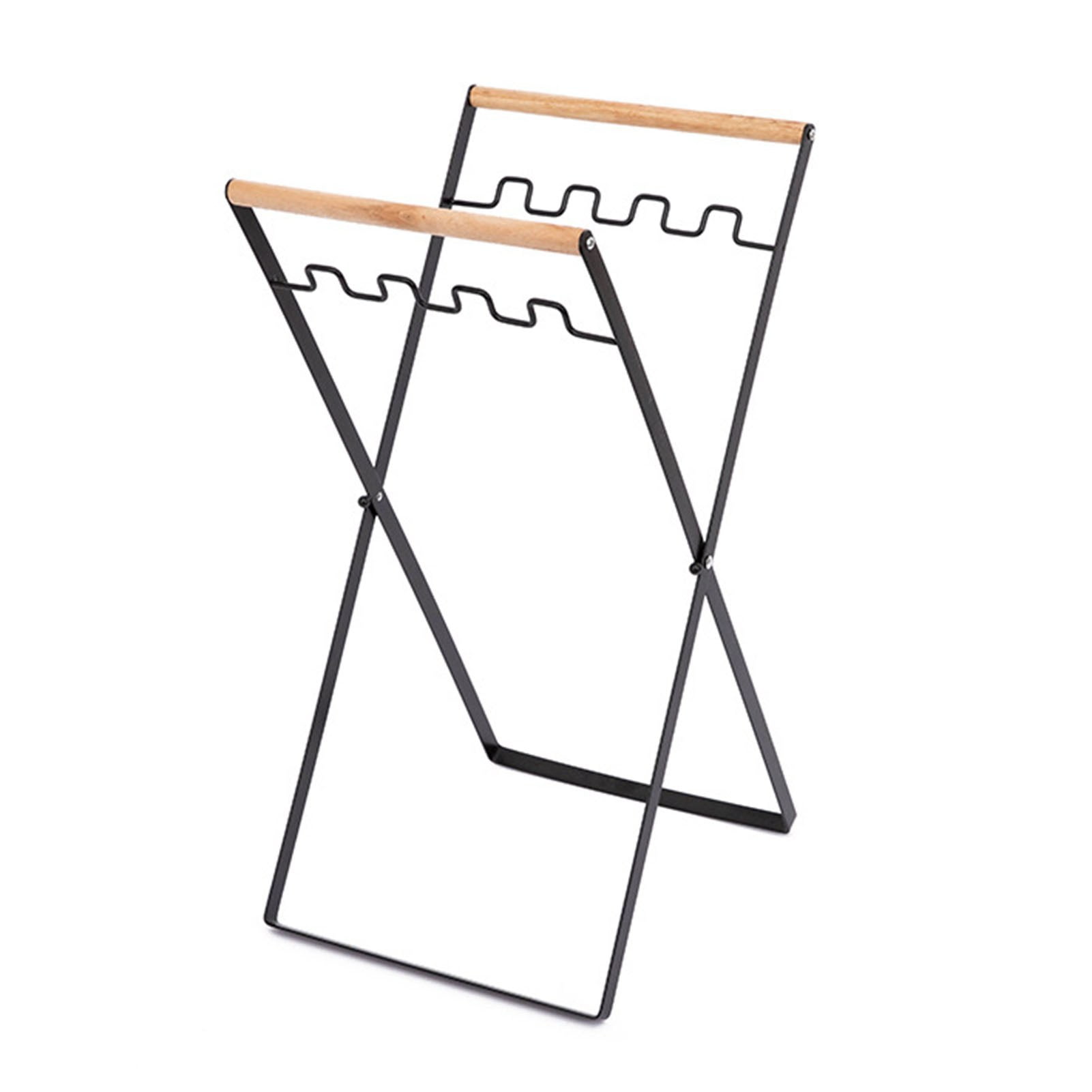 Trash Bag Holder Metal Garbage Bag Holder Portable Outdoor Leaf Bag ...