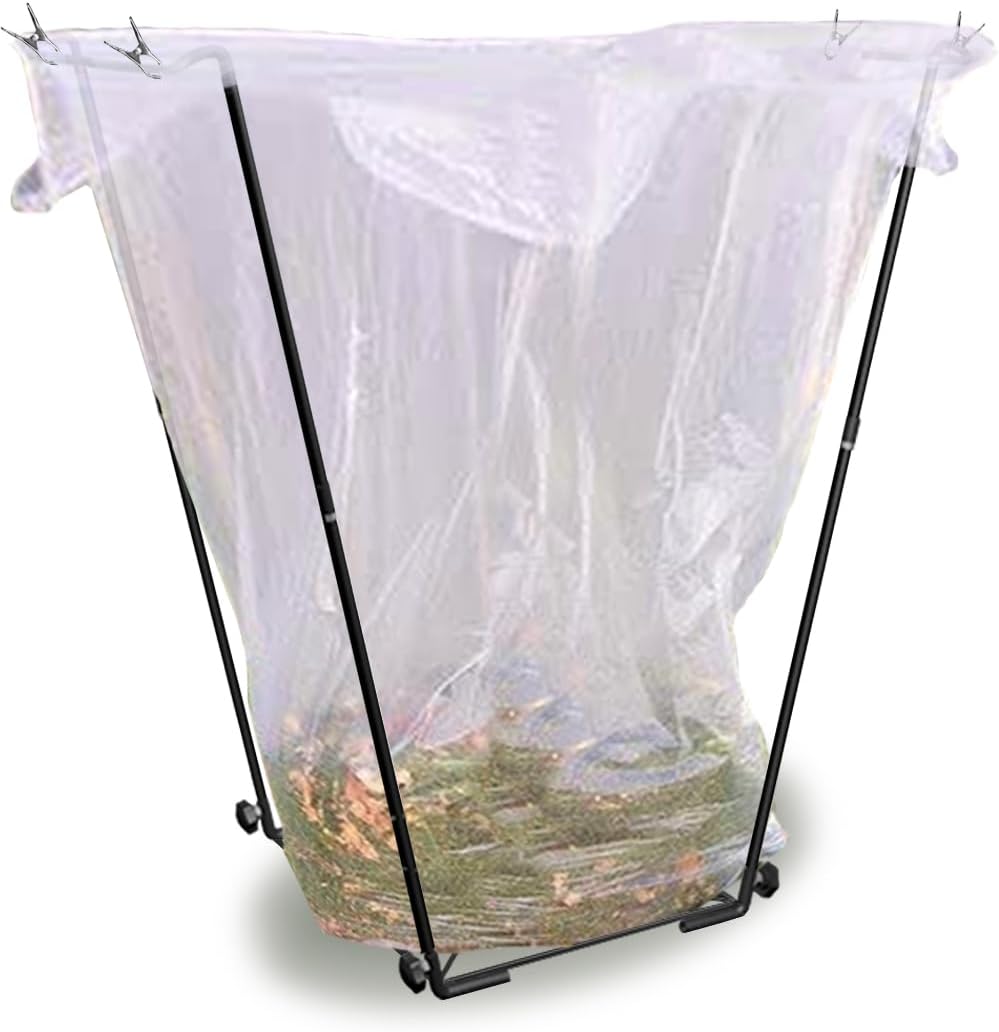 Trash Bag Rack Garbage Bag Holder Multi-Functional Trash Bag Holder ...