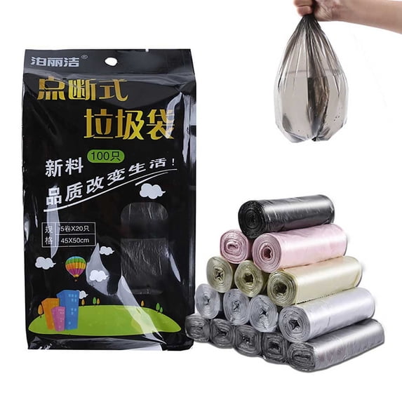 Trash Bags Drawstring Heavy Duty Bulk,Garbage Bags for Kitchen Tall ...