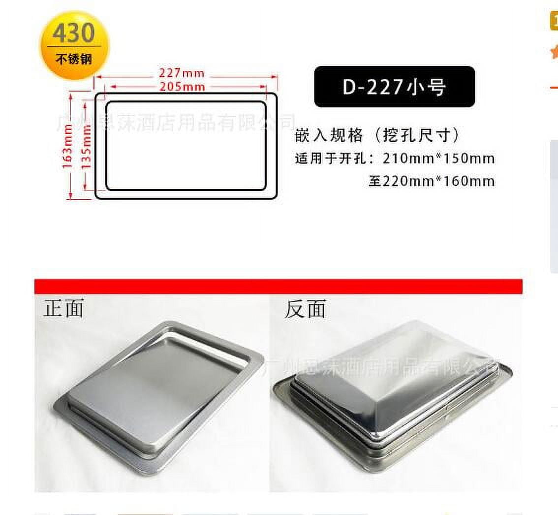 Trash Bin Swing Flap Lid Embedded Type Trash Bin Flap Cover Stainless ...