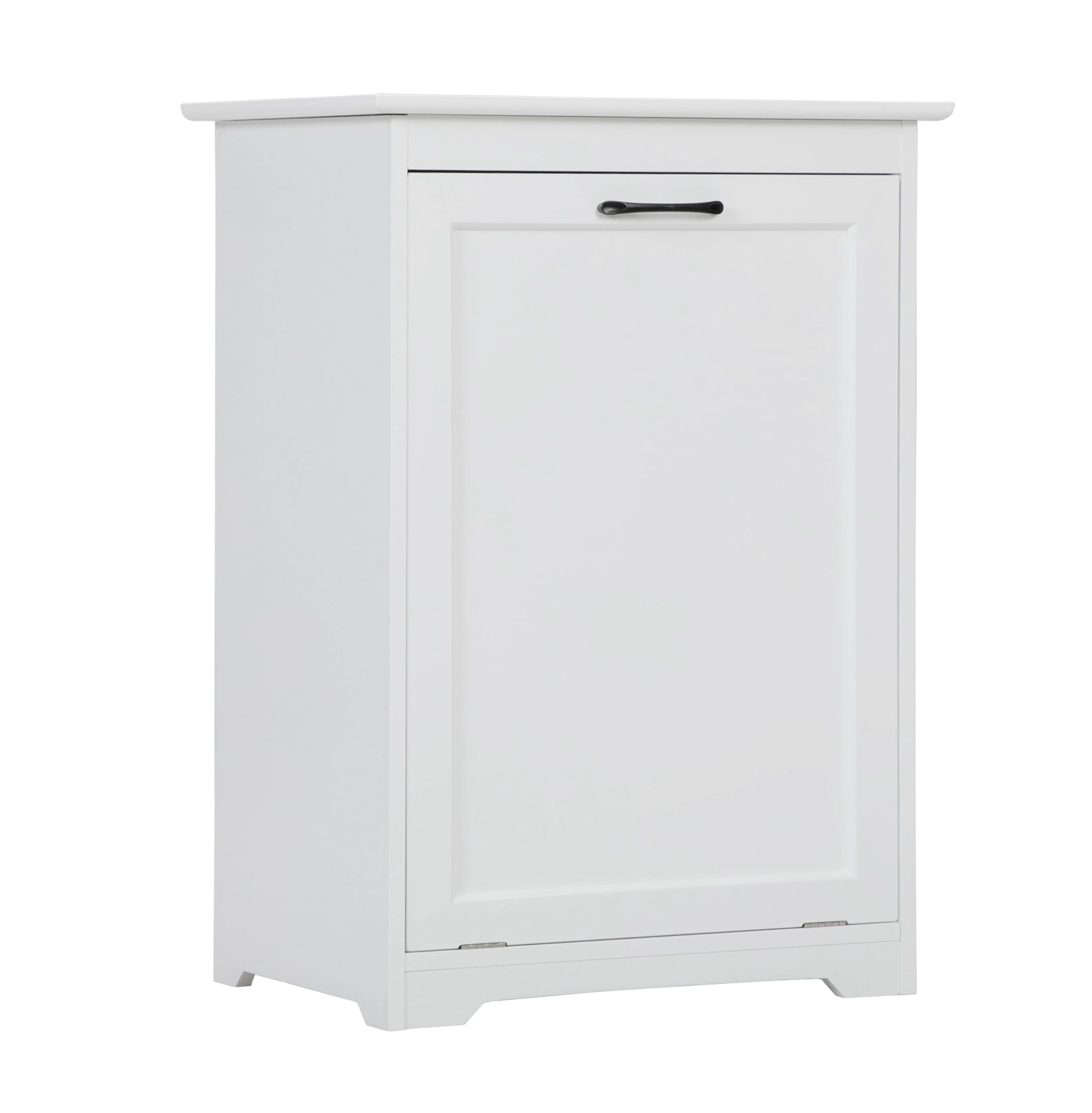 Trash Can Cabinet with Adjustable Tilted Angles, Kitchen Garbage Bin ...