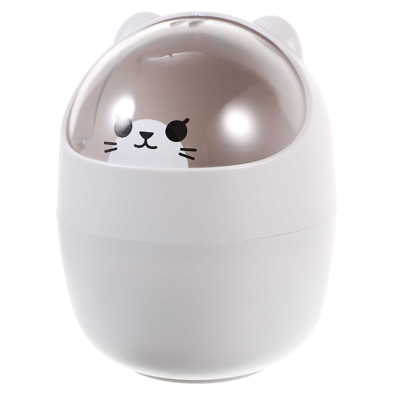 ONAPARTER Trash Can Desk Trash Can with Lid Garbage Can for Desk ...