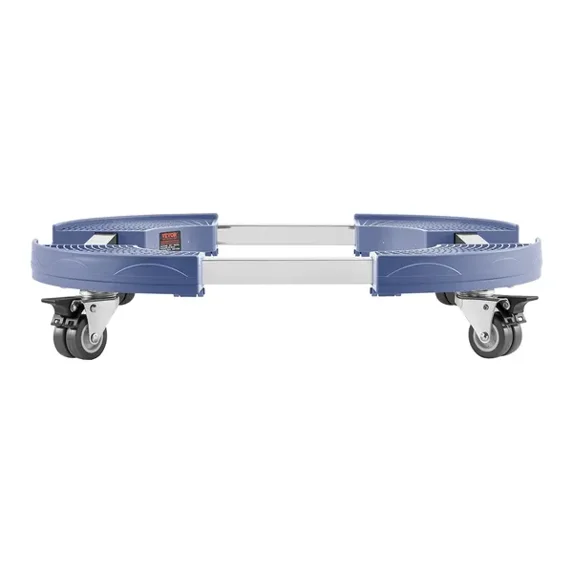 Trash Can Dolly with 4 Lockable Wheels, 440lbs Weight Capacity, Round ...