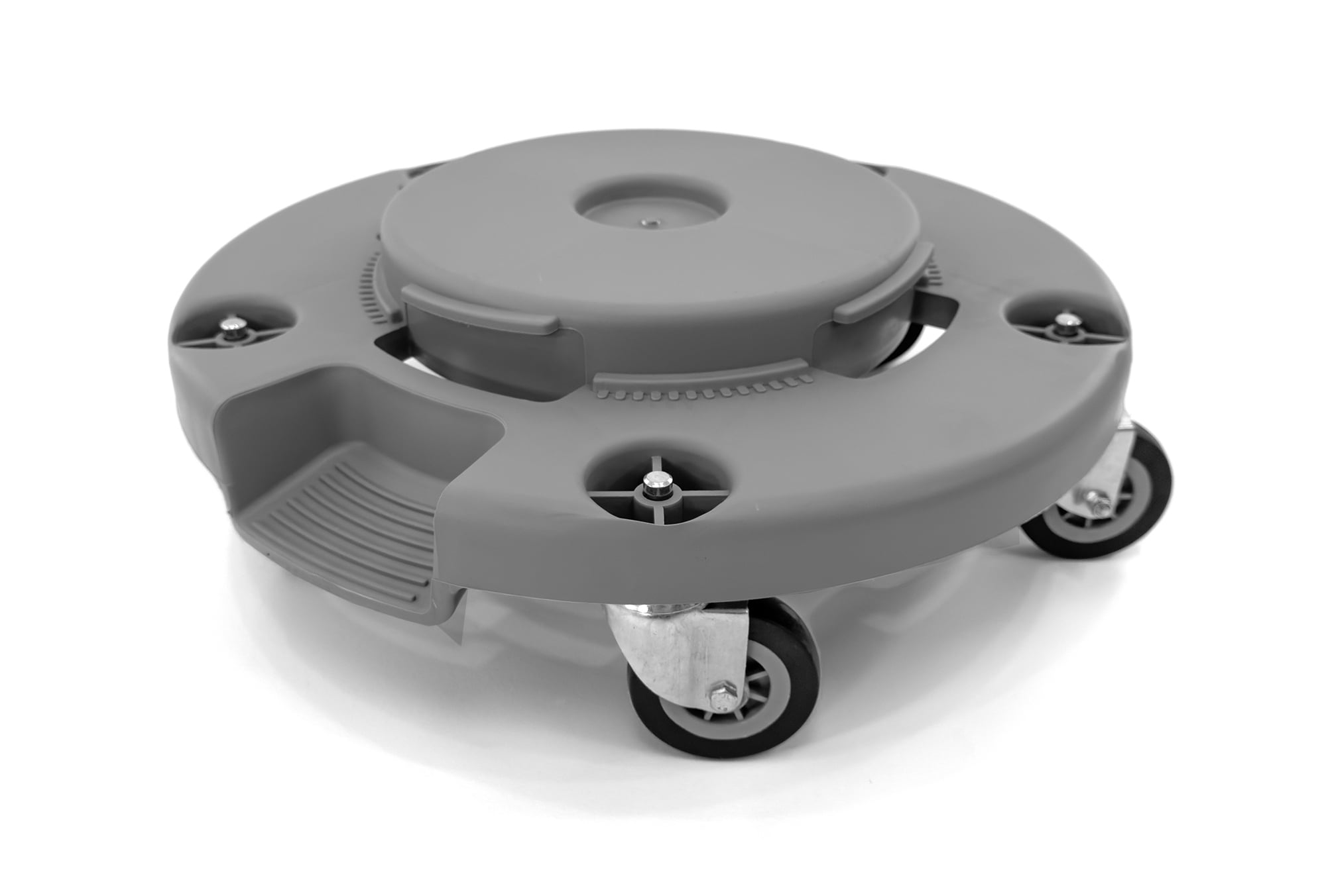 Walmart Heavy-Duty Plastic Trash Can Dolly | 5 Casters | 460 Lb ...