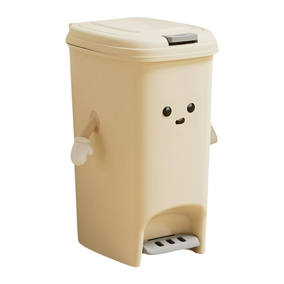 Trash Can Home Garbage Bin Paper Basket Double Function Garbage ...