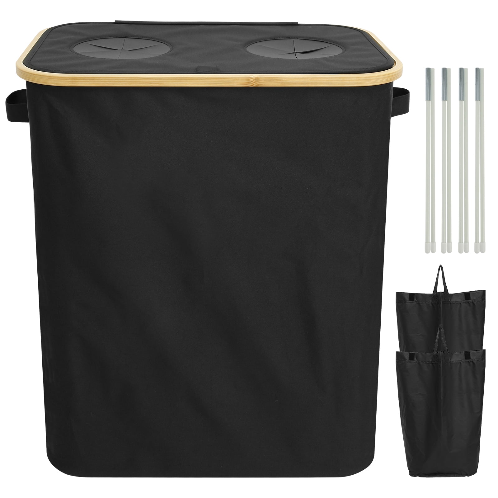 Trash Can Kitchen Recycling Bin 140L Bottle Recycling Bin with Lid ...