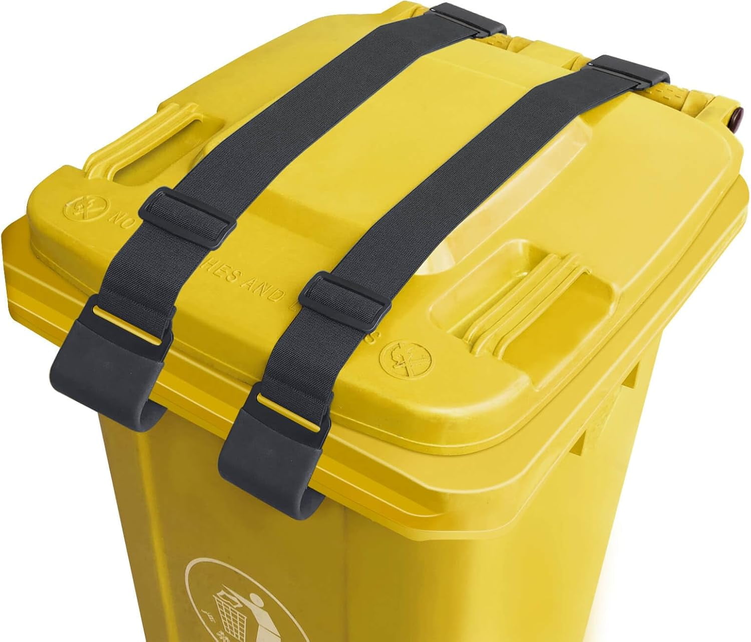 Trash Can Lock 2 Pcs, Trash Can Locks for Animals, Locking Trash Can ...