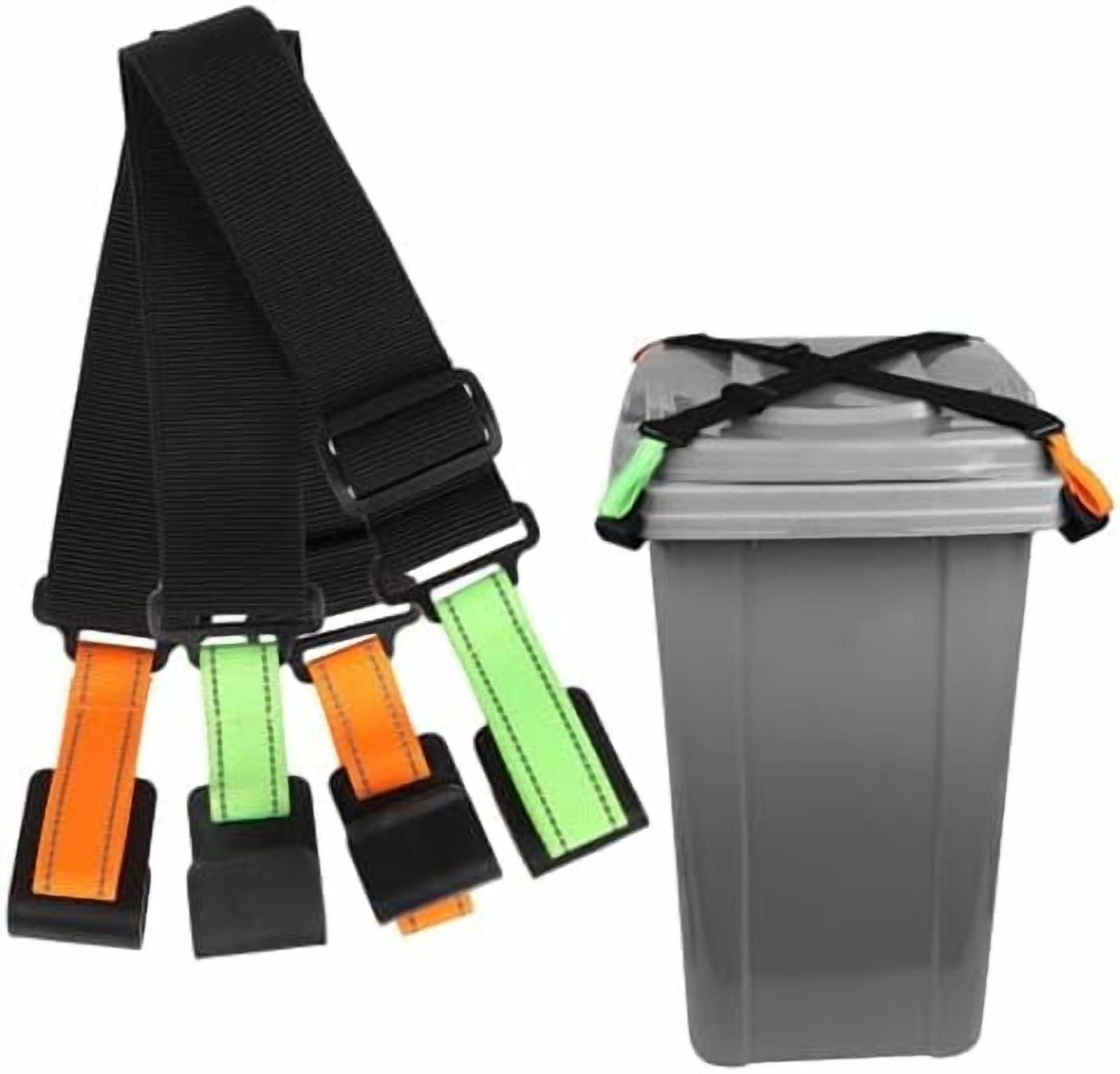 Trash Can Locks for Animals, 2 Pack Adjustable Garbage Can Locks with ...