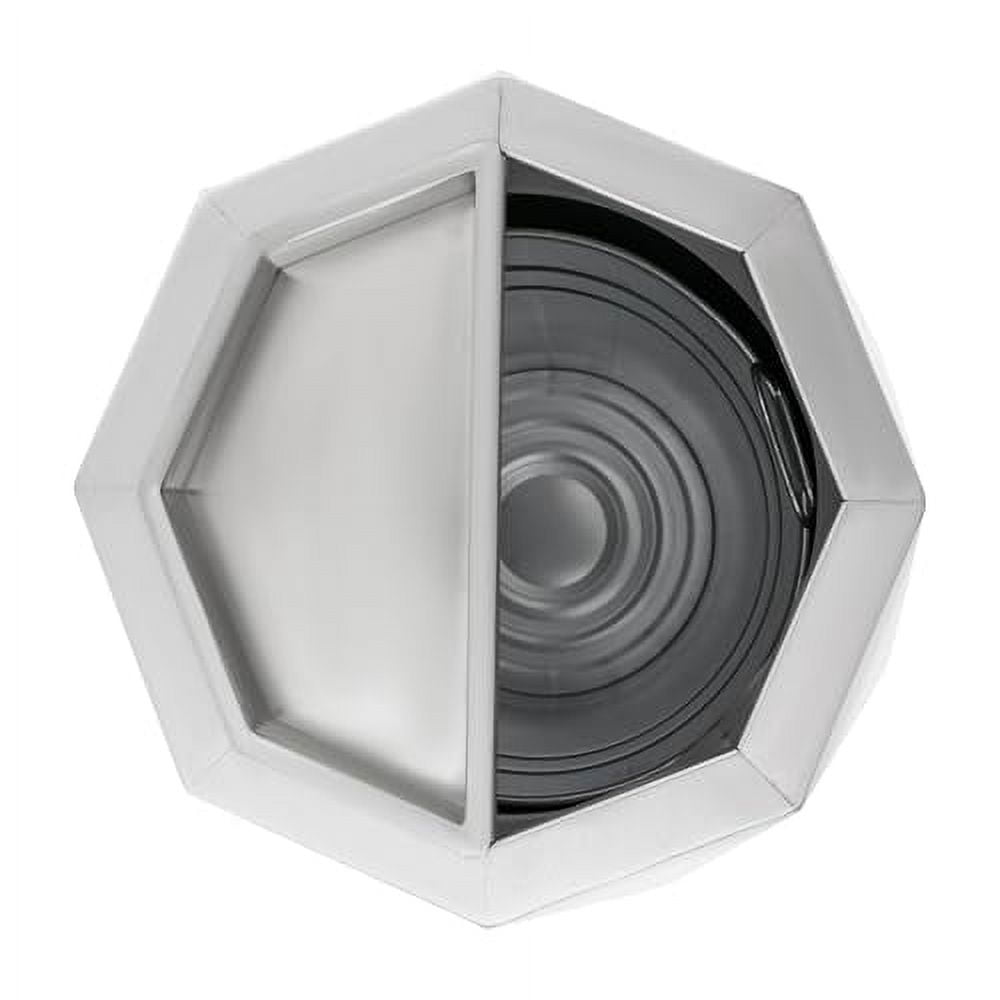 Trash Can, Modern Style Commercial Garbage Can Made of 201 Stainless ...
