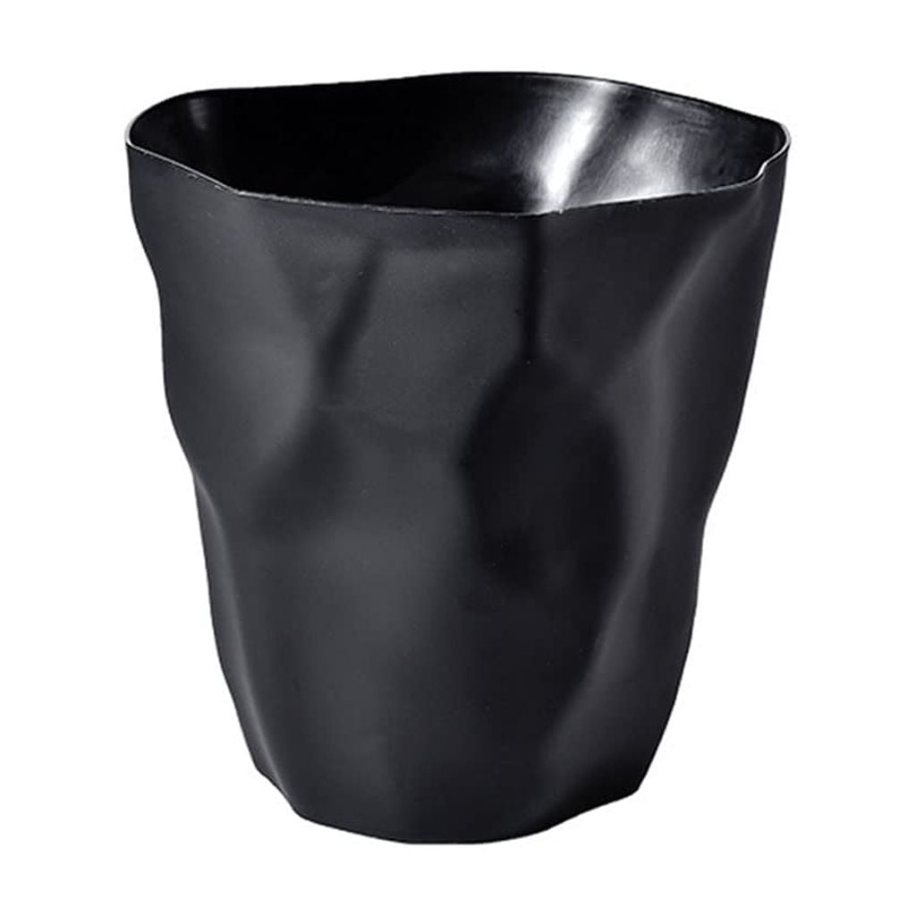 Trash Can,Nordic Style Irregular Trash Can Modern Solid Color Plastic ...