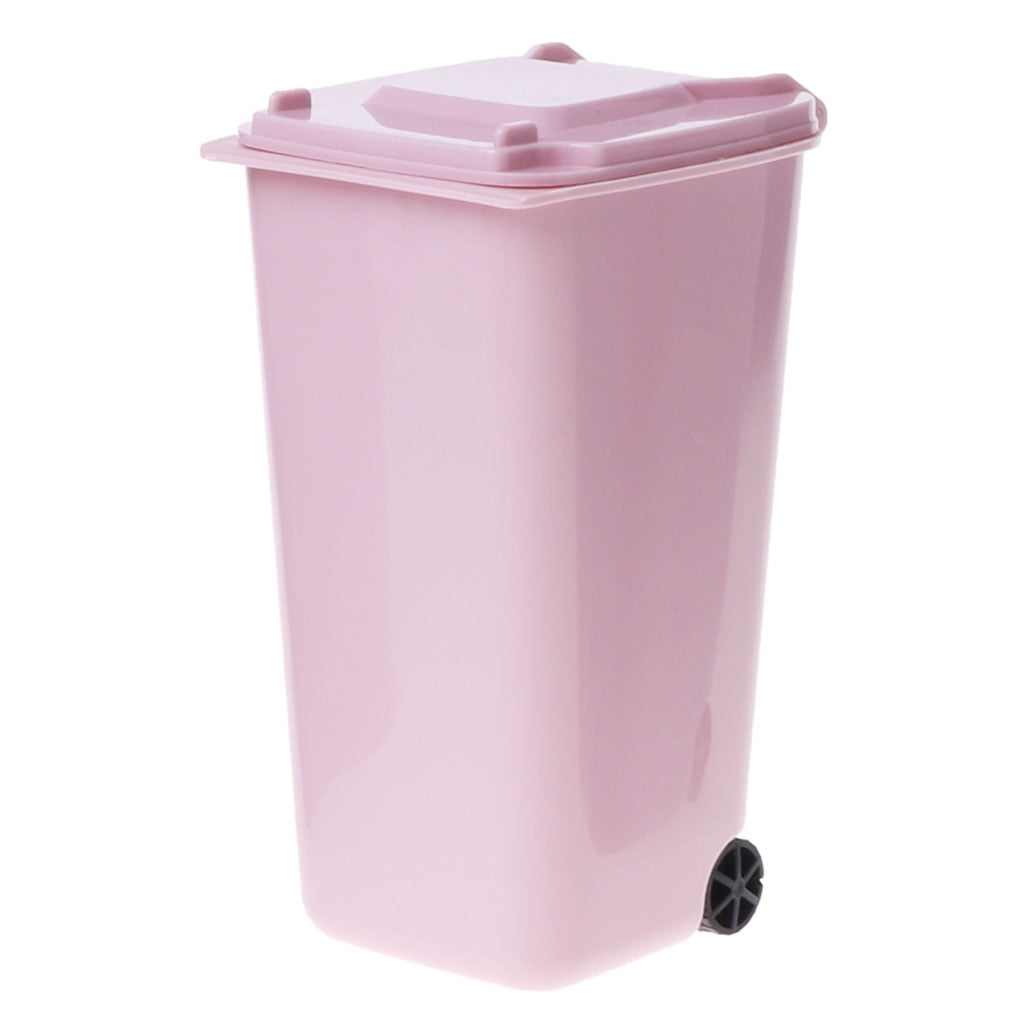 Trash Can Pen Holder Storage Bin Desktop Garbage Bucket - Walmart.com