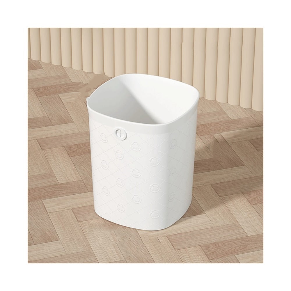 Trash Can, Plastic, Square Without Lid Waste Paper Basket for Home ...