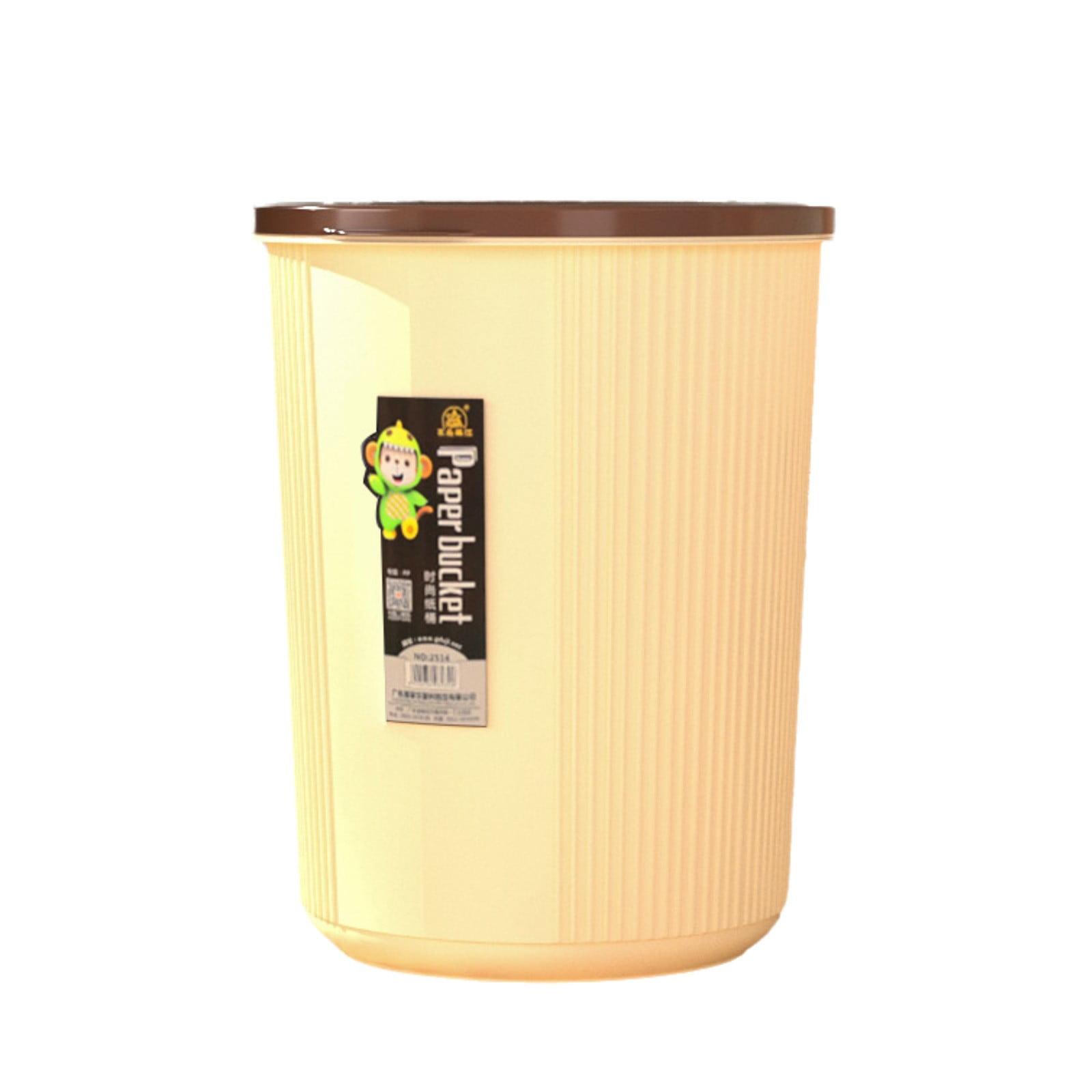 Trash Can Pressure Household Kitchen Large Plastic Basket Bedroom ...