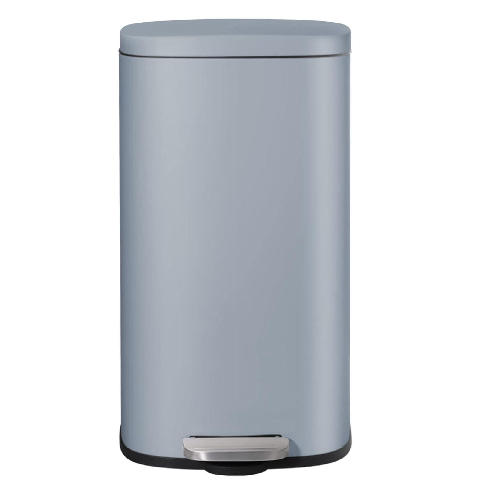 Trash Can, Stainless Steel Kitchen Garbage Can, Step Waste Bin with ...