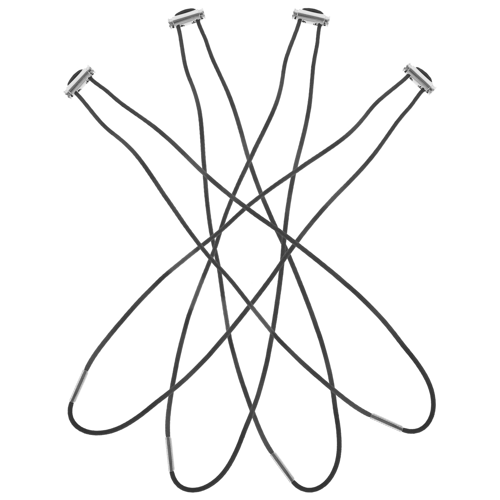 Trash Can Strap 4 Pcs Bin Bag Band Fasteners Waste Basket Bags Elastic ...