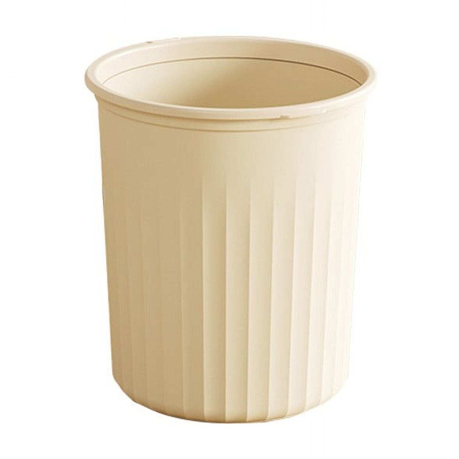 Trash Can With Pressing Ring Plastic Wastebasket Round Garbage ...