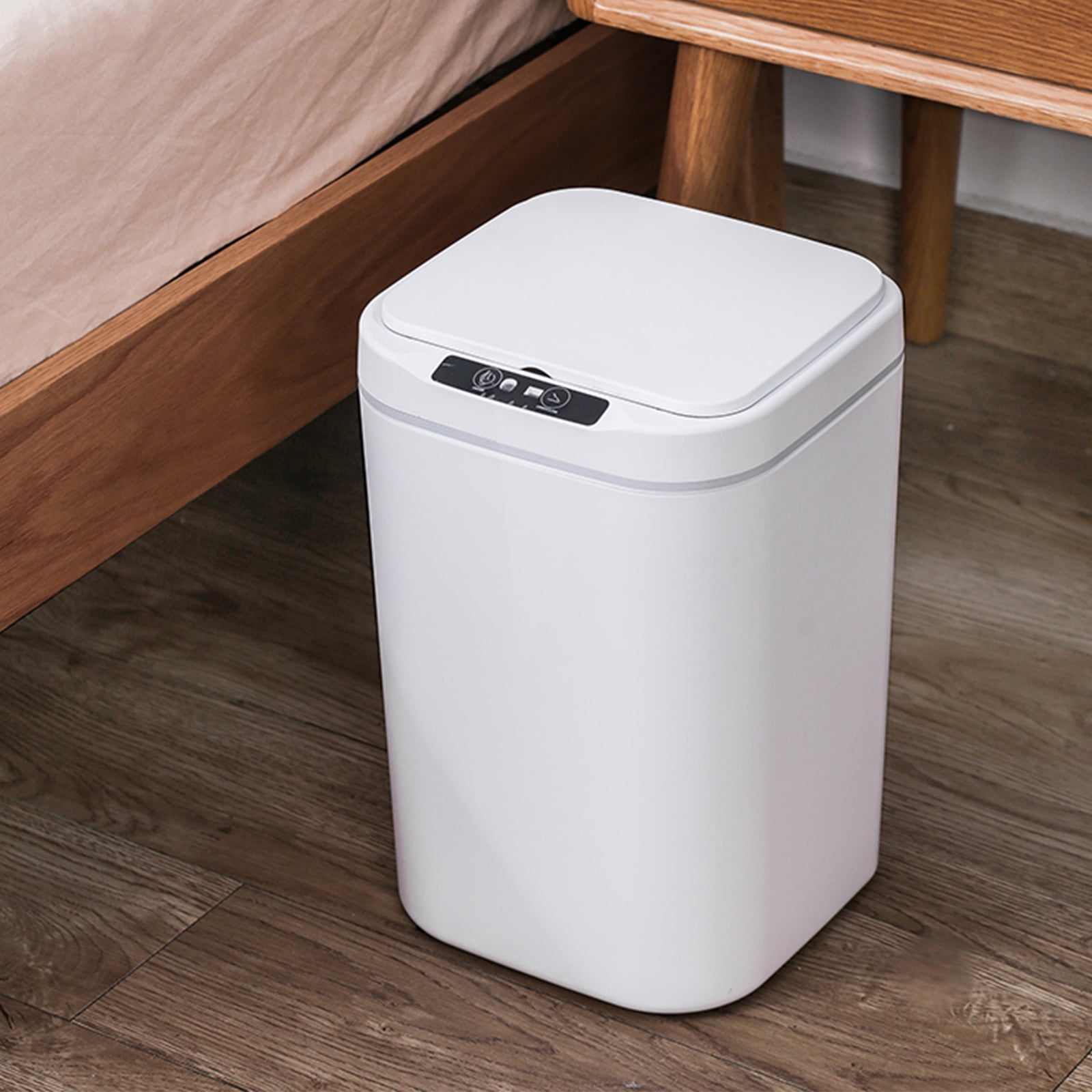 Trash Cans,Cans Knock Induction Knock Induction Bin With Lid Can ...