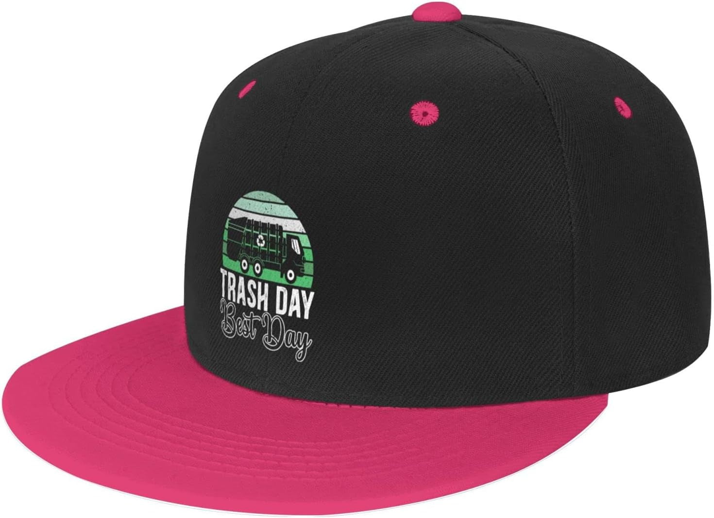 Trash Day Best Day Waste Management Garbage Truck Trucker Hat Men ...
