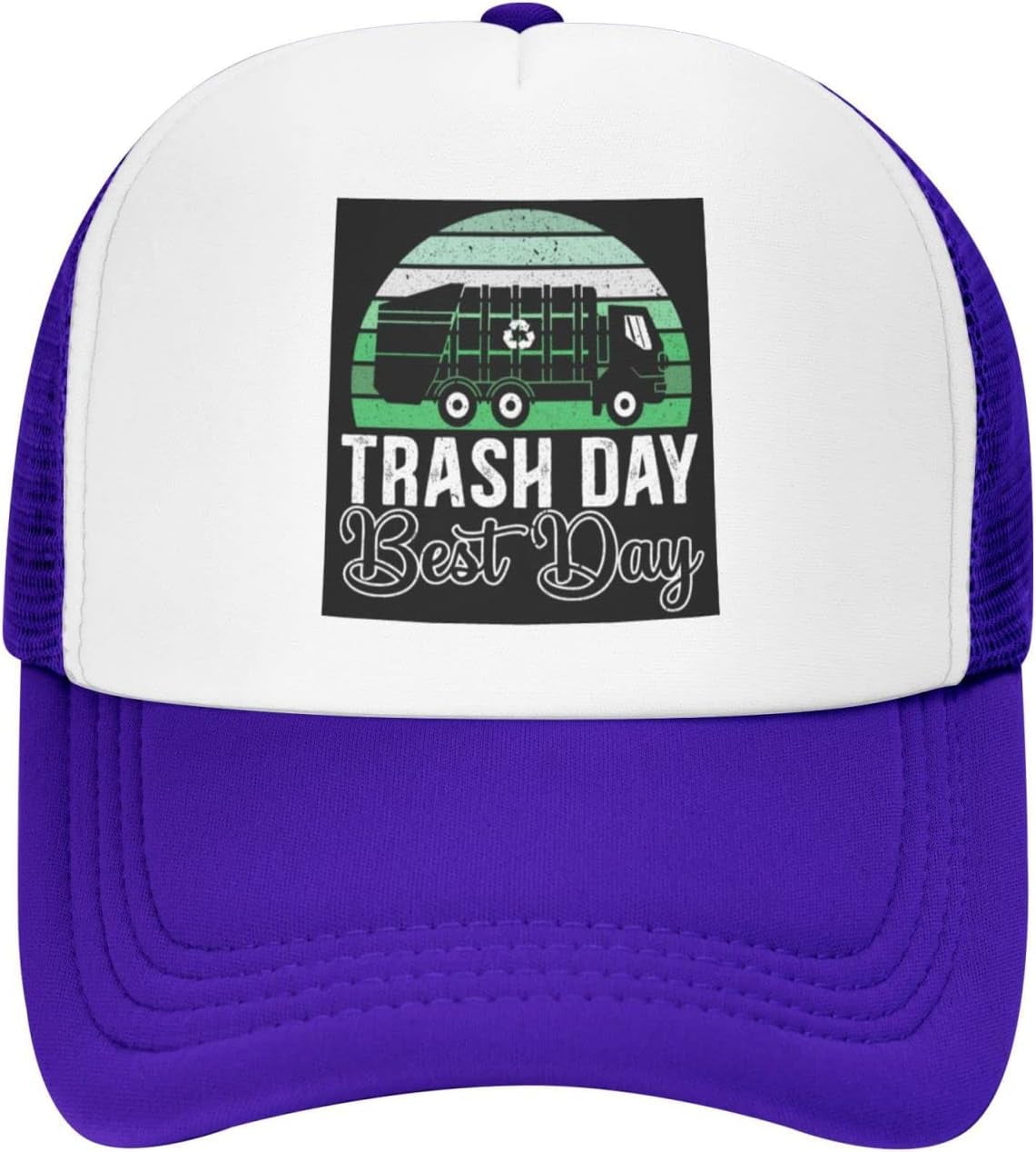 Trash Day Best Day Waste Management Garbage Truck Trucker Hats Beach ...