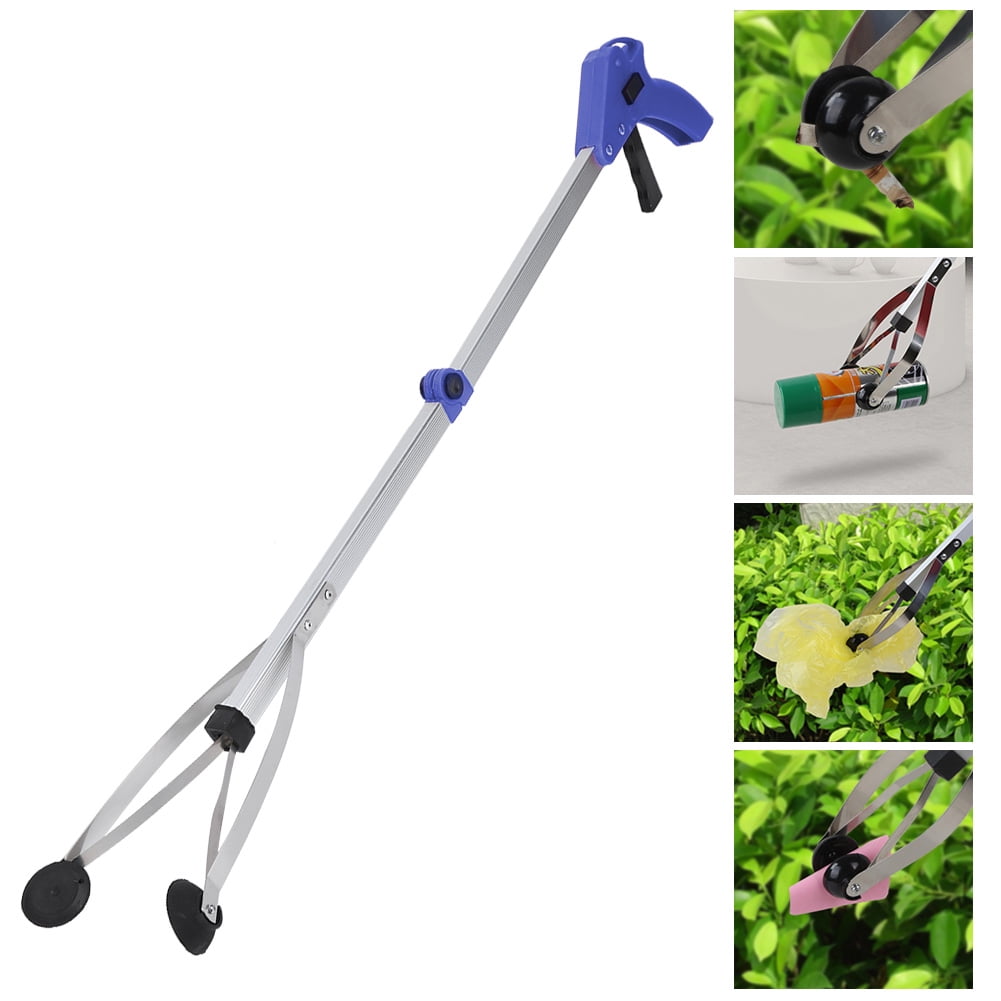 Aluminum Alloy Trash Grabber, Long Reach Litter Pick Up Tool for Family ...