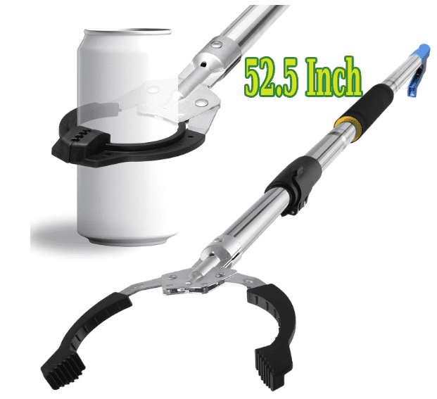 Trash Picker Upper Grabber Heavy Duty, 52.5" Grabber Reacher Tool Heavy ...