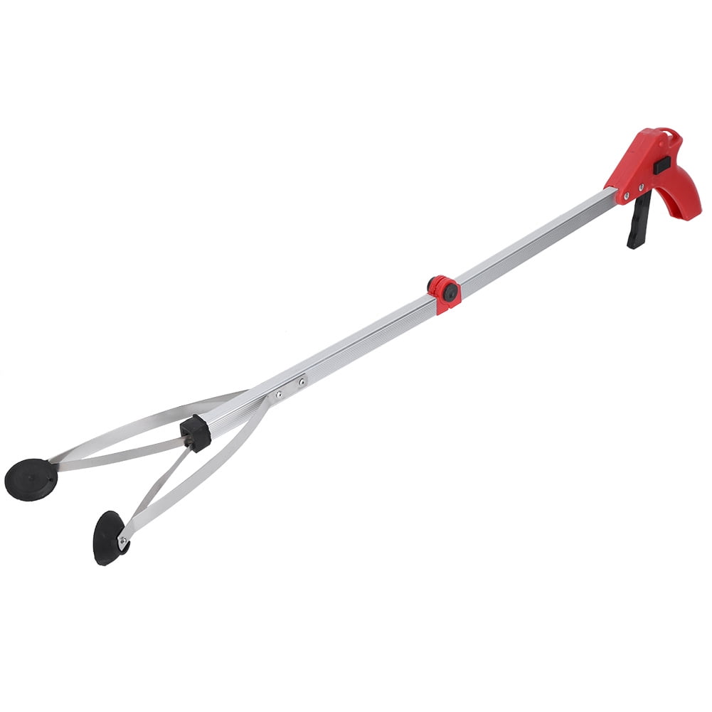 Trash Pickup Tool Garbage Picker, Trash Grabber, Red Handle/ Blue ...