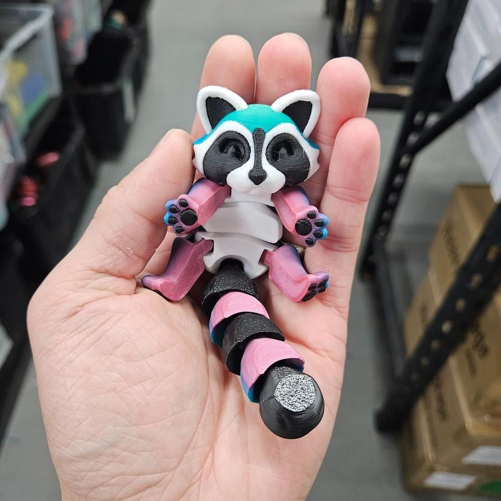 Trash Raccoon, Fox, Panda, Possum, Skunk - 3D Fidget - Collectible ...