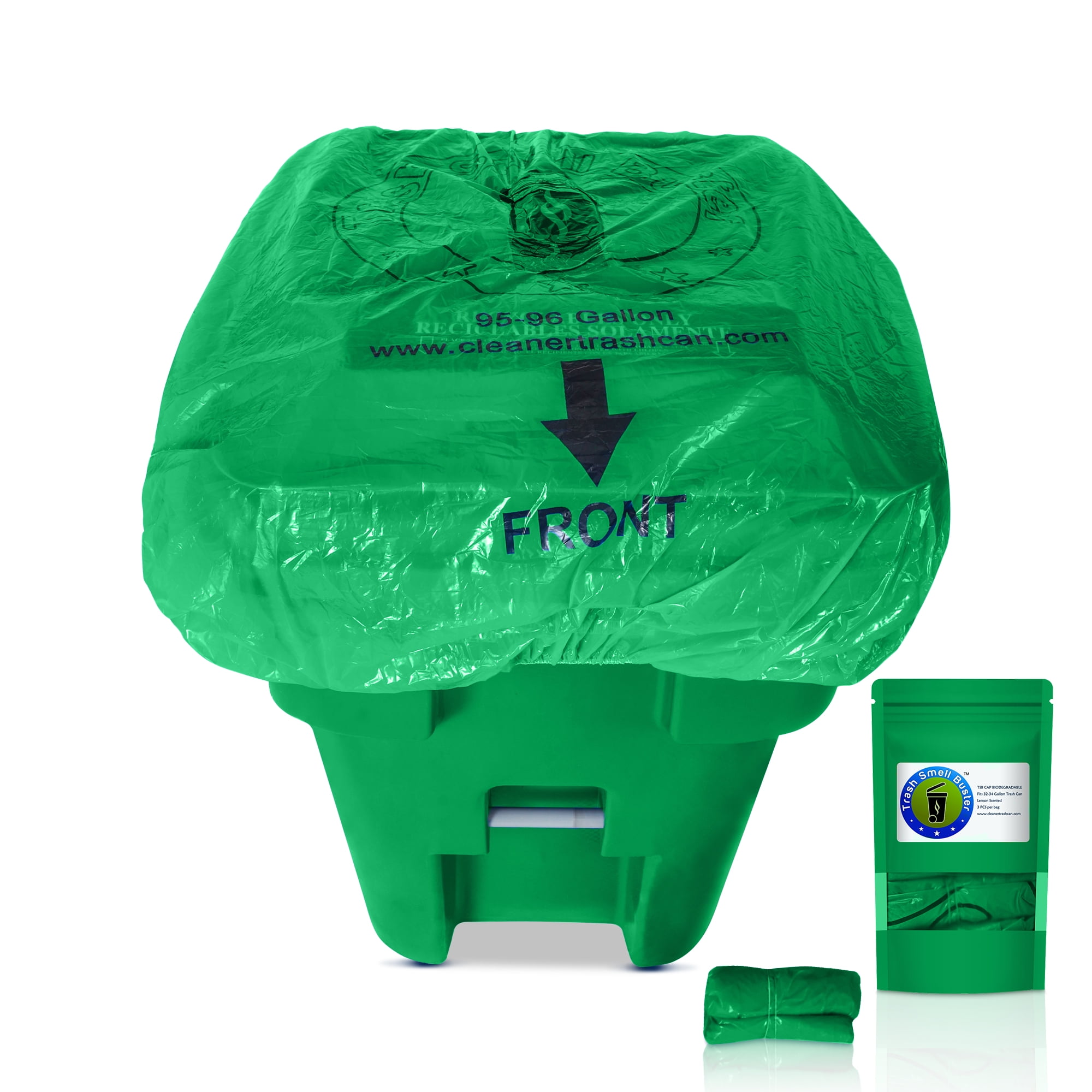 Trash Smell Buster, Outdoor Plastic Garbage Trash Can Covers, Contain ...