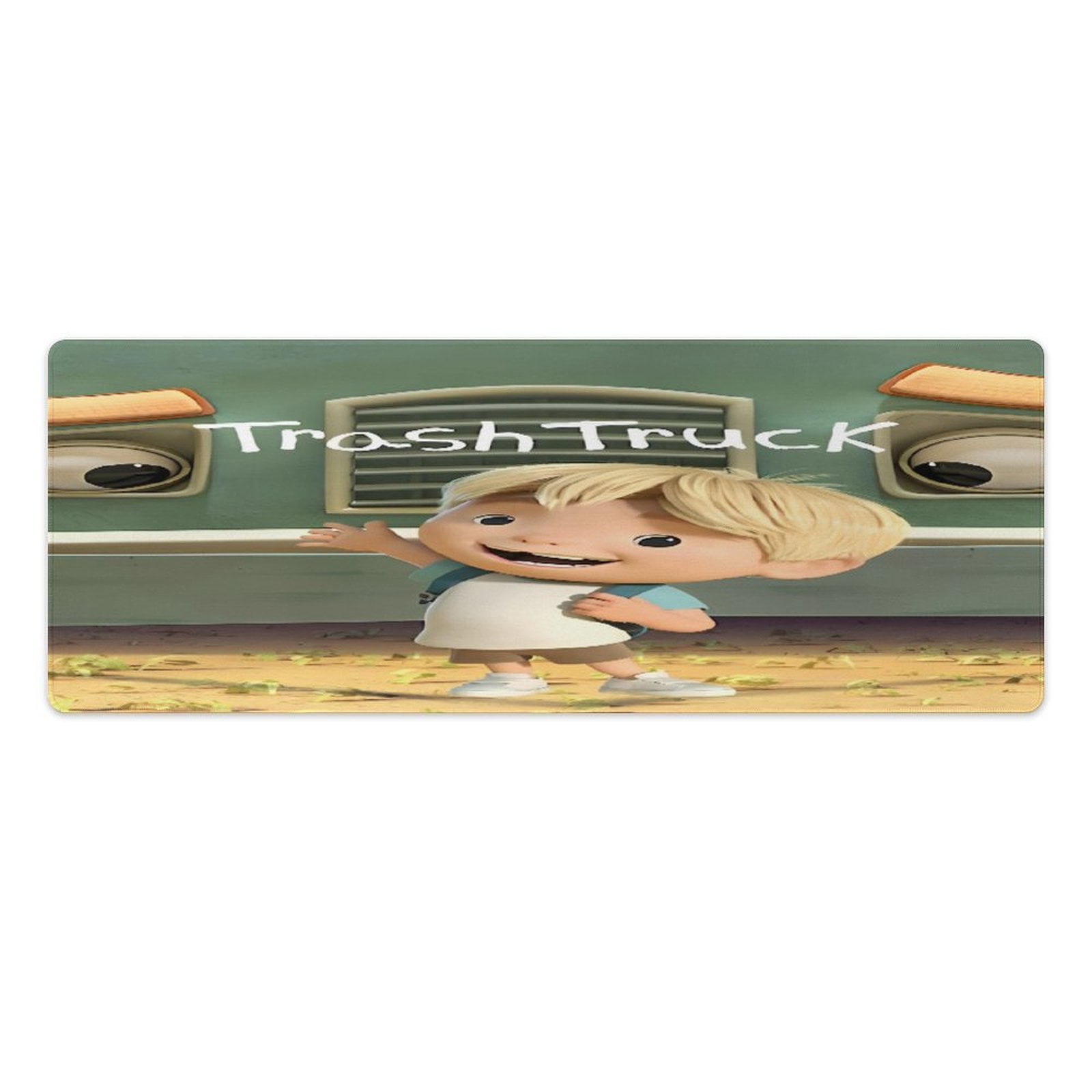 Trash Truck Large Mouse Pad Cartoon Mouse Pad Rectangle Mouse Pads for ...