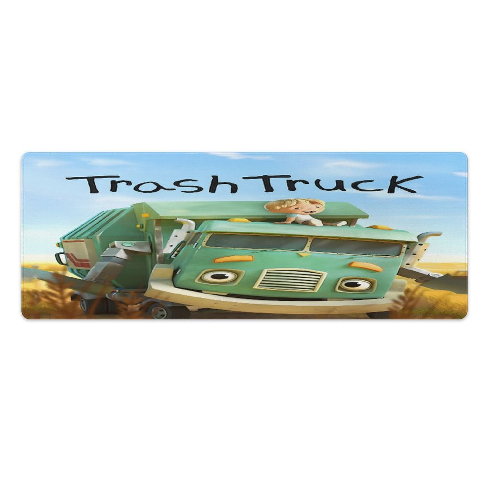 Trash Truck Large Mouse Pad Cartoon Mouse Pad Rectangle Mouse Pads for ...