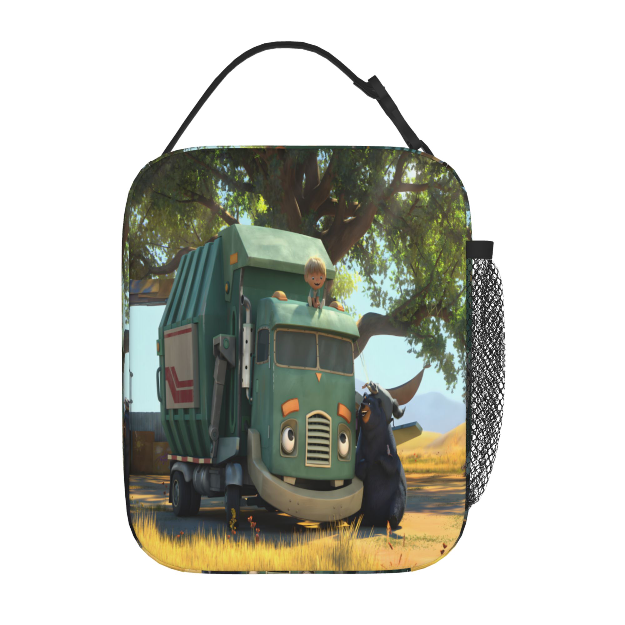 Trash Truck Lunch Bag Cute Kawaii Insulated Lunch Box With Compartments ...