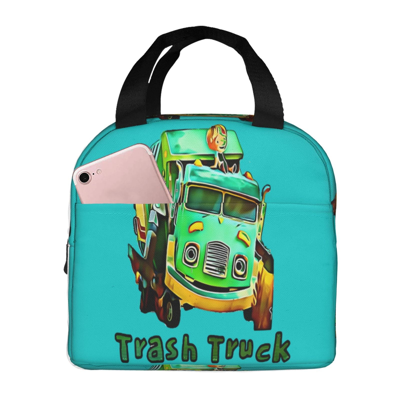 Trash Truck Lunch Bag Kawaii Anime Reusable Cooler Bag Lunch Box ...