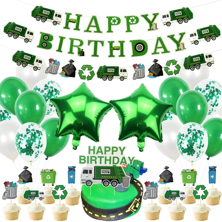 Garbage Truck Bday Decorations Garbage Truck Party Ideas