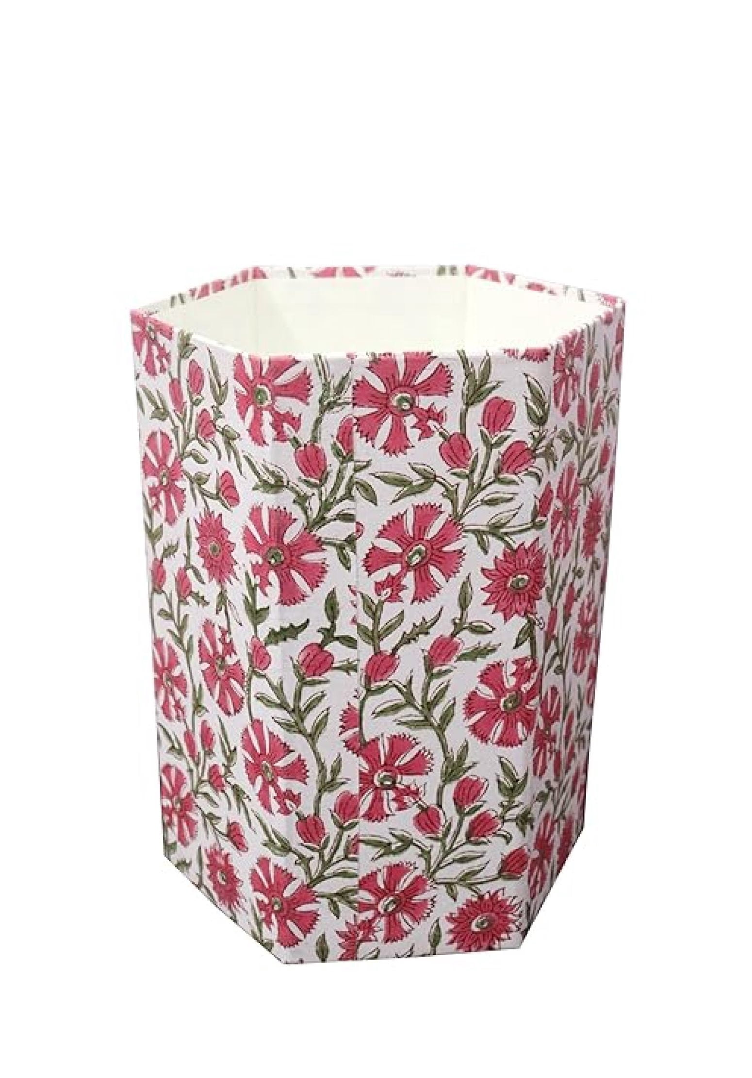 Trash can Dustbin Waste Basket for Kitchen, Room Handmade Paper Block ...