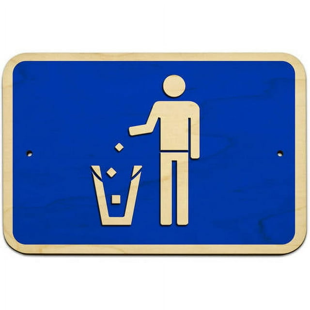 Trashcan Trash Garbage Sign - Walmart.com