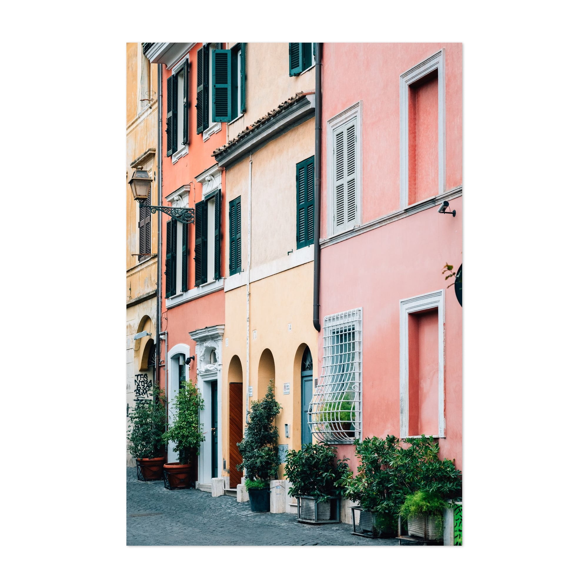 Trastevere Pastels - Rome Lazio Italy Photography Architecture Street ...