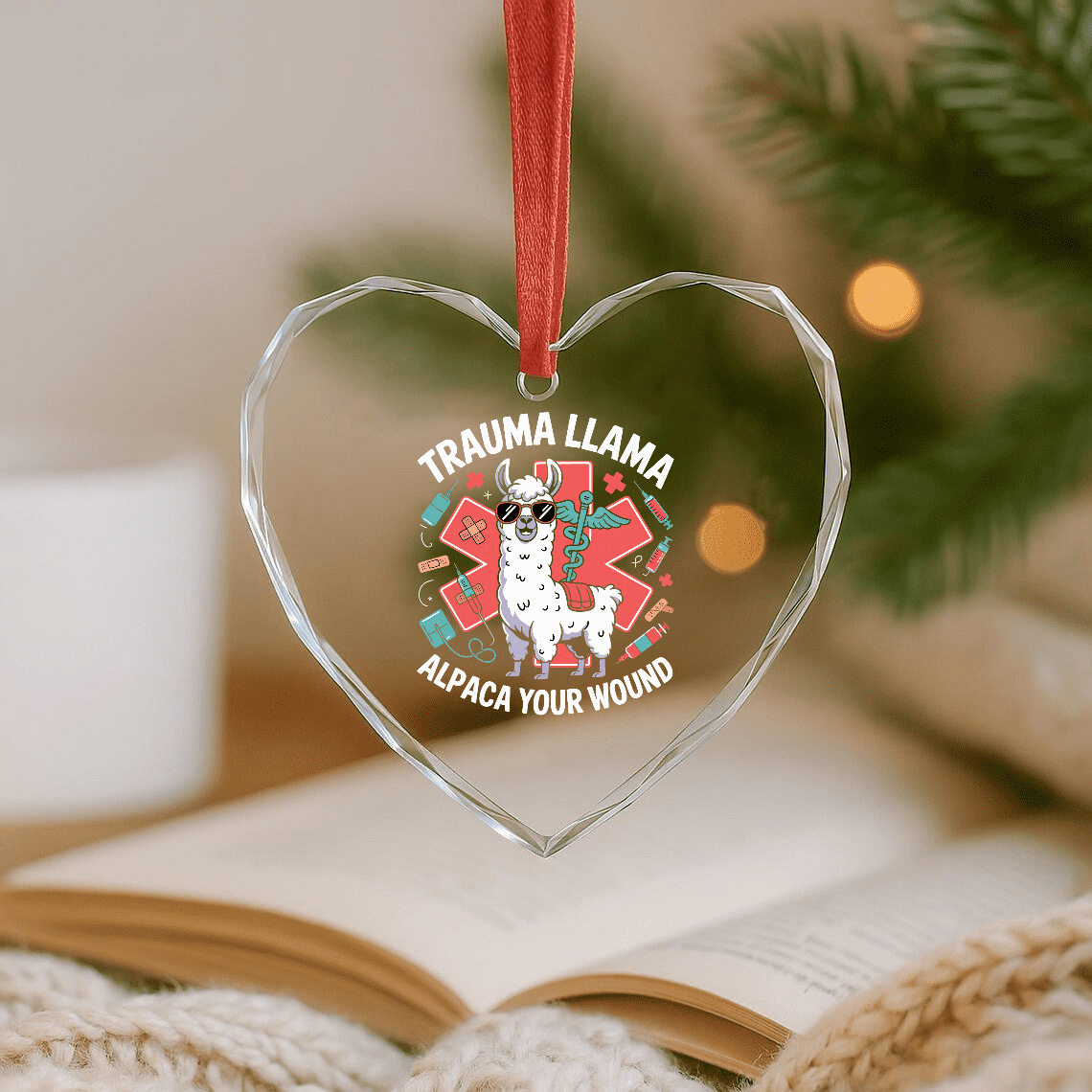 Trauma Llama Alpaca Your Wound Ems Medic Ornament Home Decoration ...