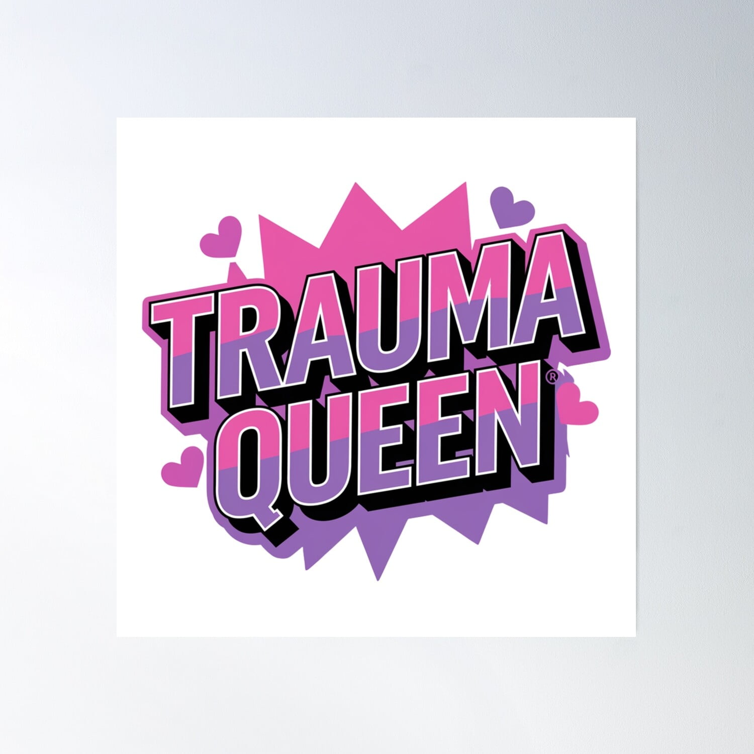 Trauma Queen | Emt Nurses And Doctors Poster Wall Art, Modern Wall ...