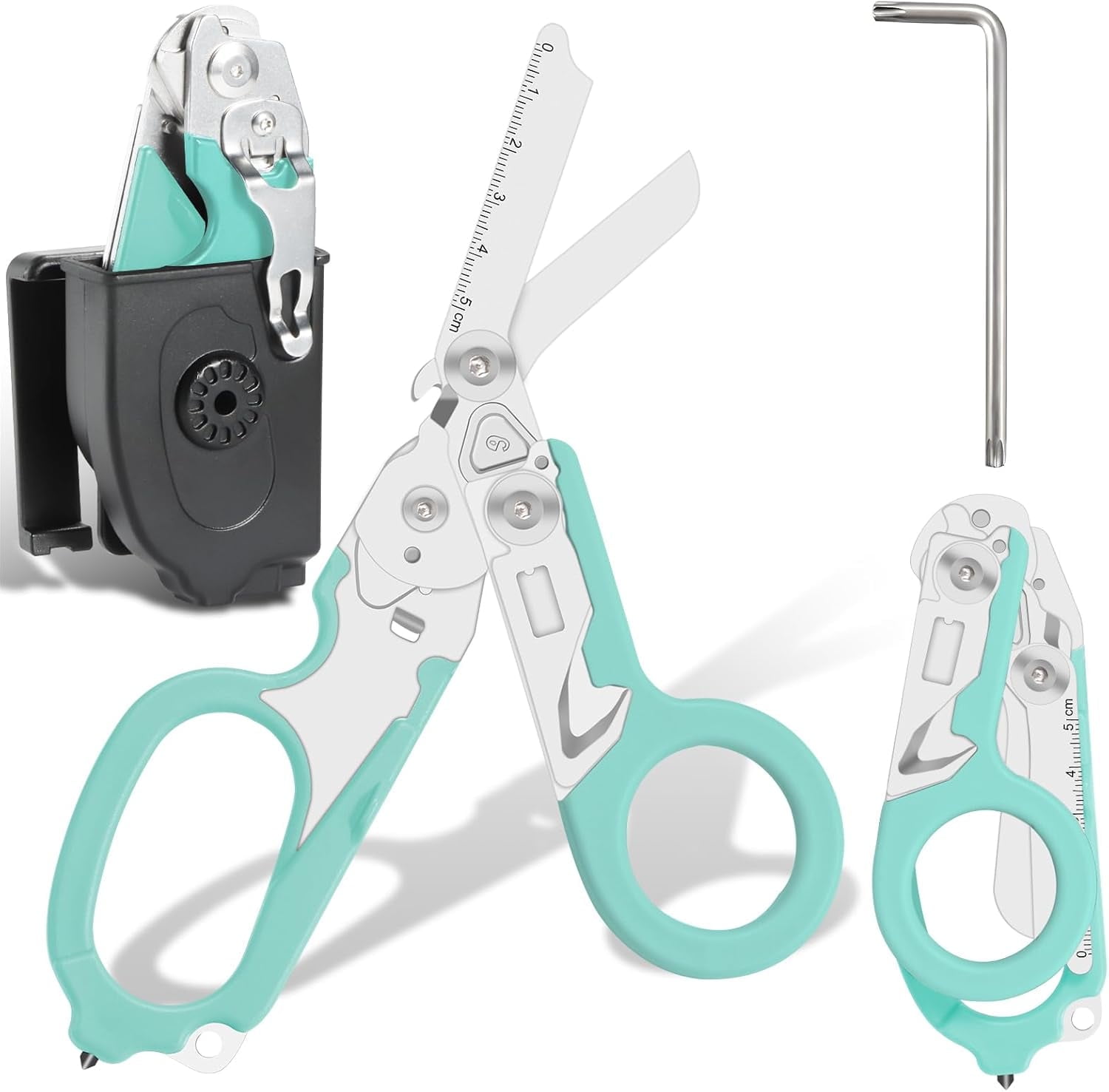 Trauma Shears, 6 In 1 Emergency Shears, Stainless Steel Foldable Trauma ...