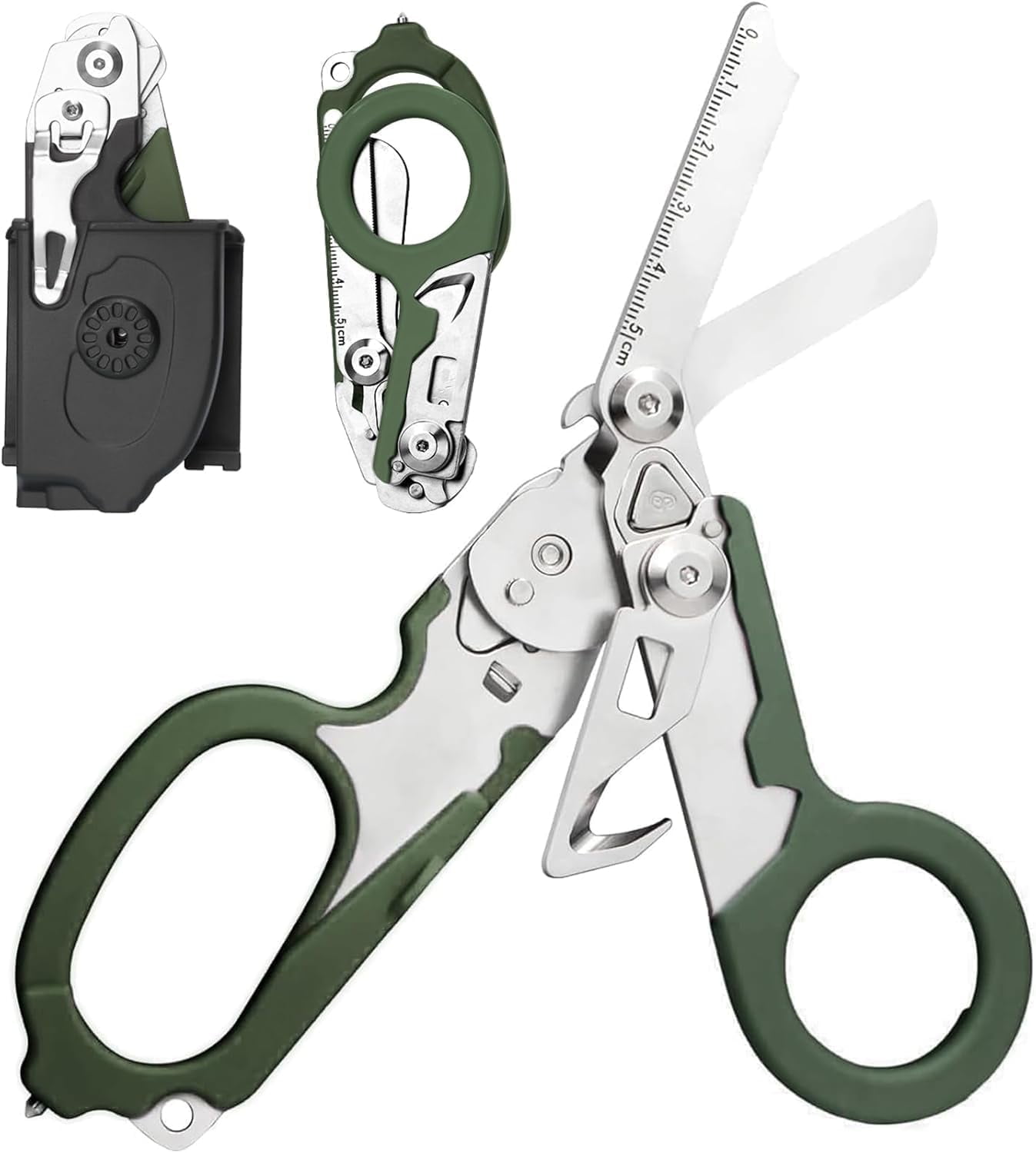 Trauma Shears, 6-in-1 Emergency Response Shears equipped with a ...