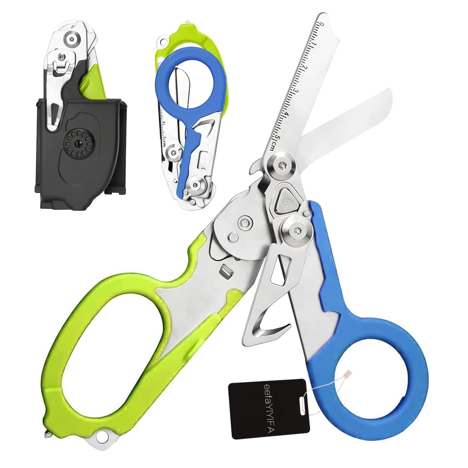 Trauma Shears,6 in-1 Emergency Response Shears with Protective Sheath ...