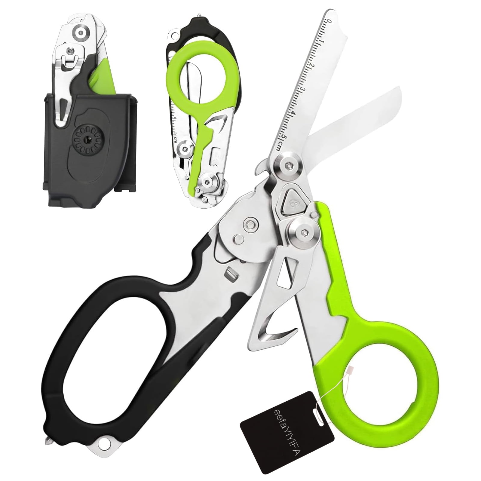 Trauma Shears,6 in-1 Emergency Response Shears with Protective Sheath ...