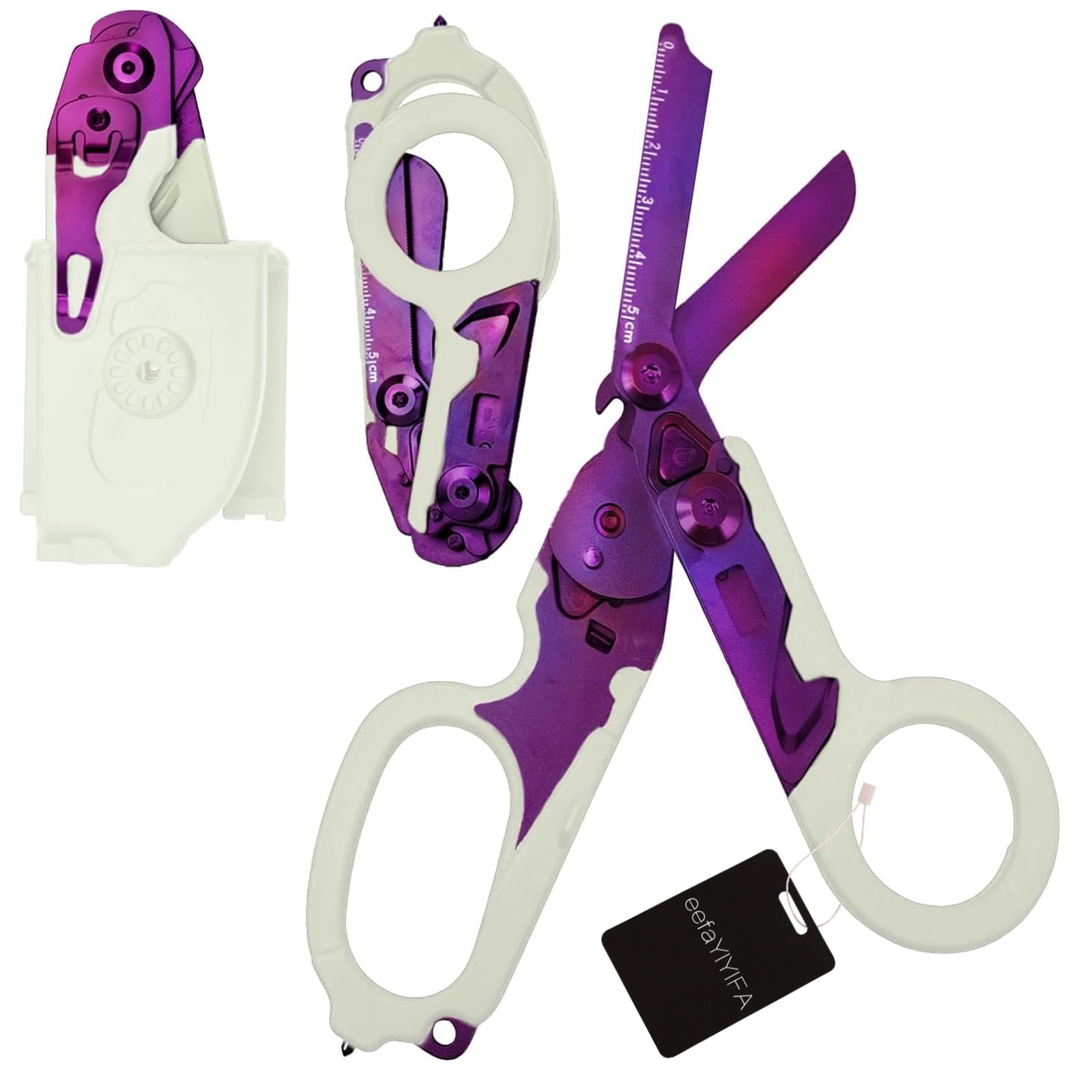 Trauma Shears,6 in-1 Emergency Response Shears with Protective Sheath ...