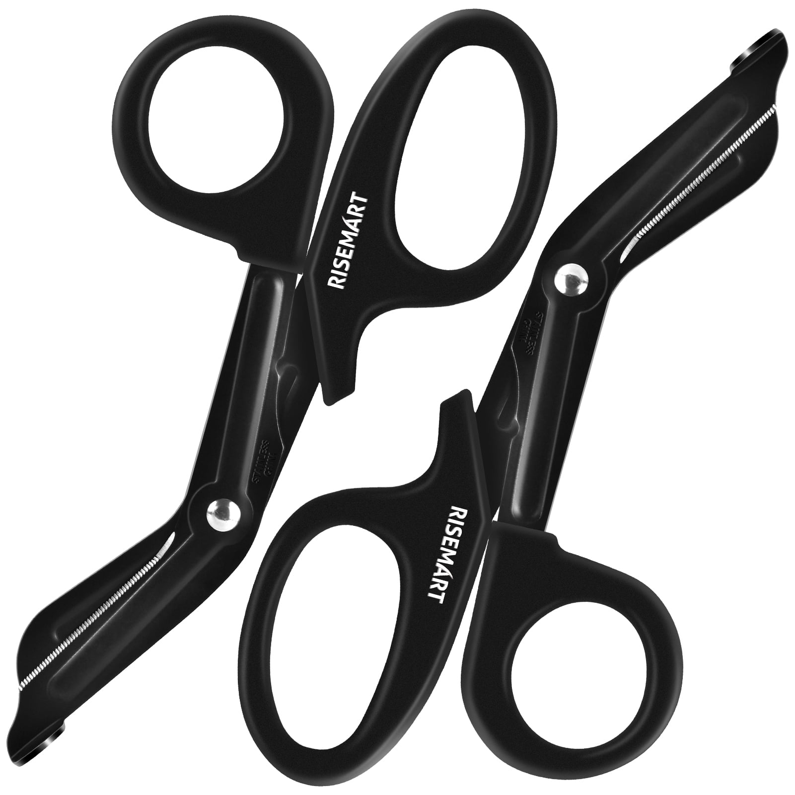 Trauma Shears - Bandage Scissors for Nurses, 7.5" Fluoride Coated Non ...