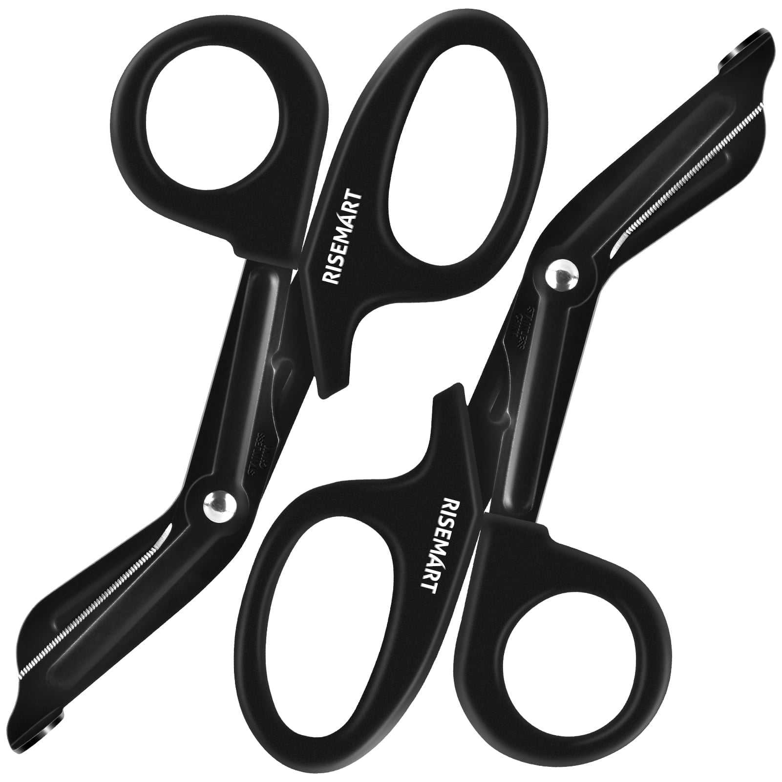 Trauma Shears - Bandage Scissors for Nurses, 7.5" Fluoride Coated Non ...