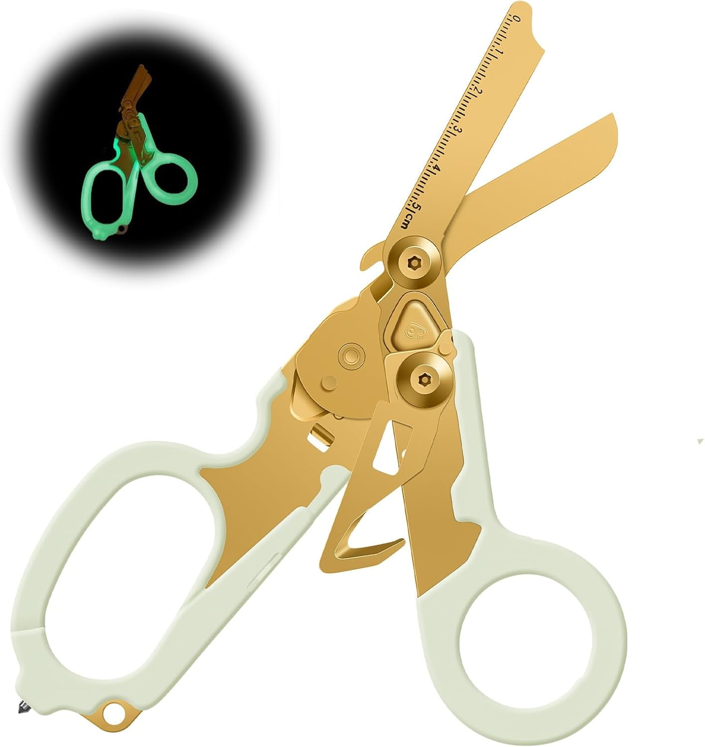 Trauma Shears Emergency Shears with Strap Cutter and Glass Breaker ...