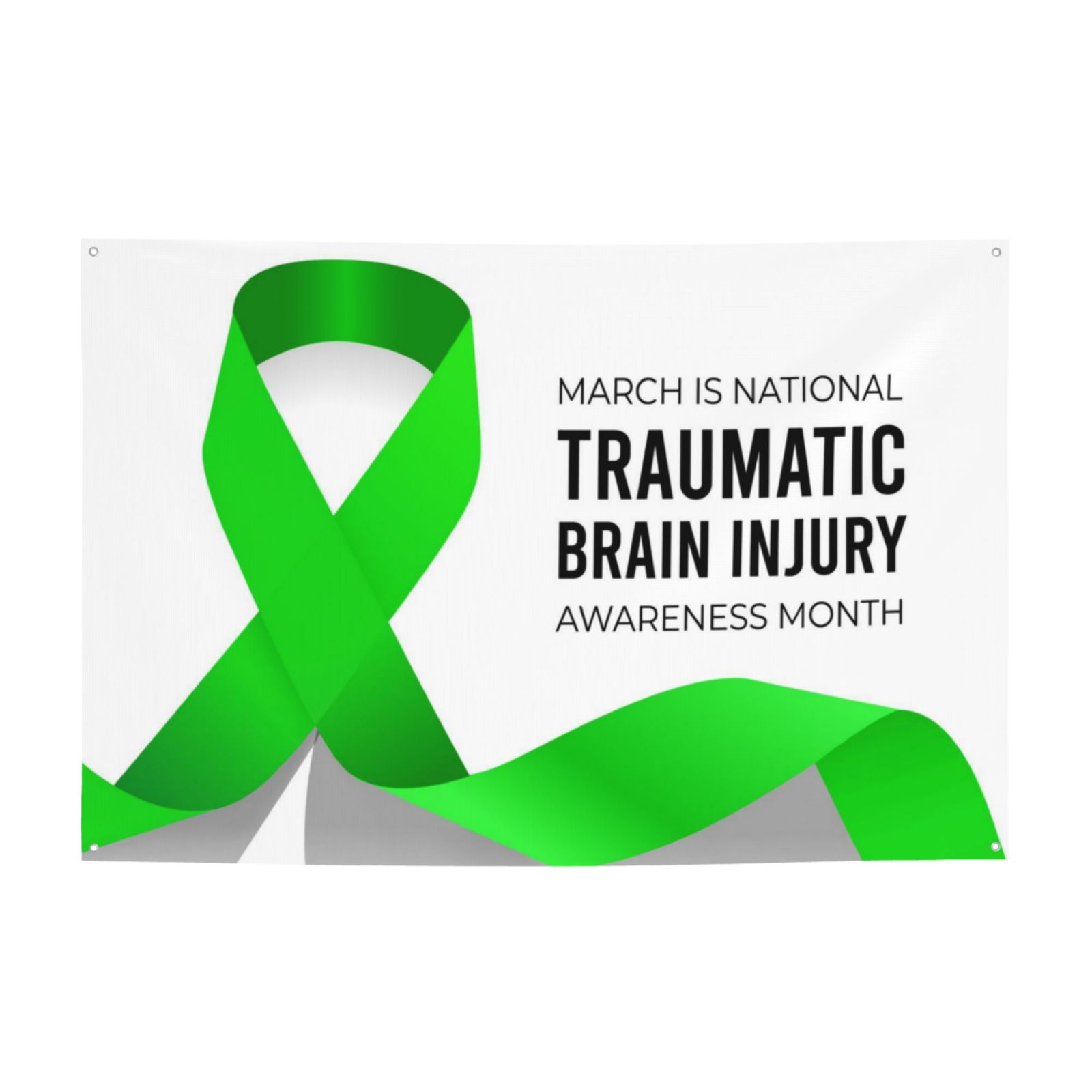 Traumatic Brain Injury Awareness Month Banner Backdrop Porch Sign 47 x ...